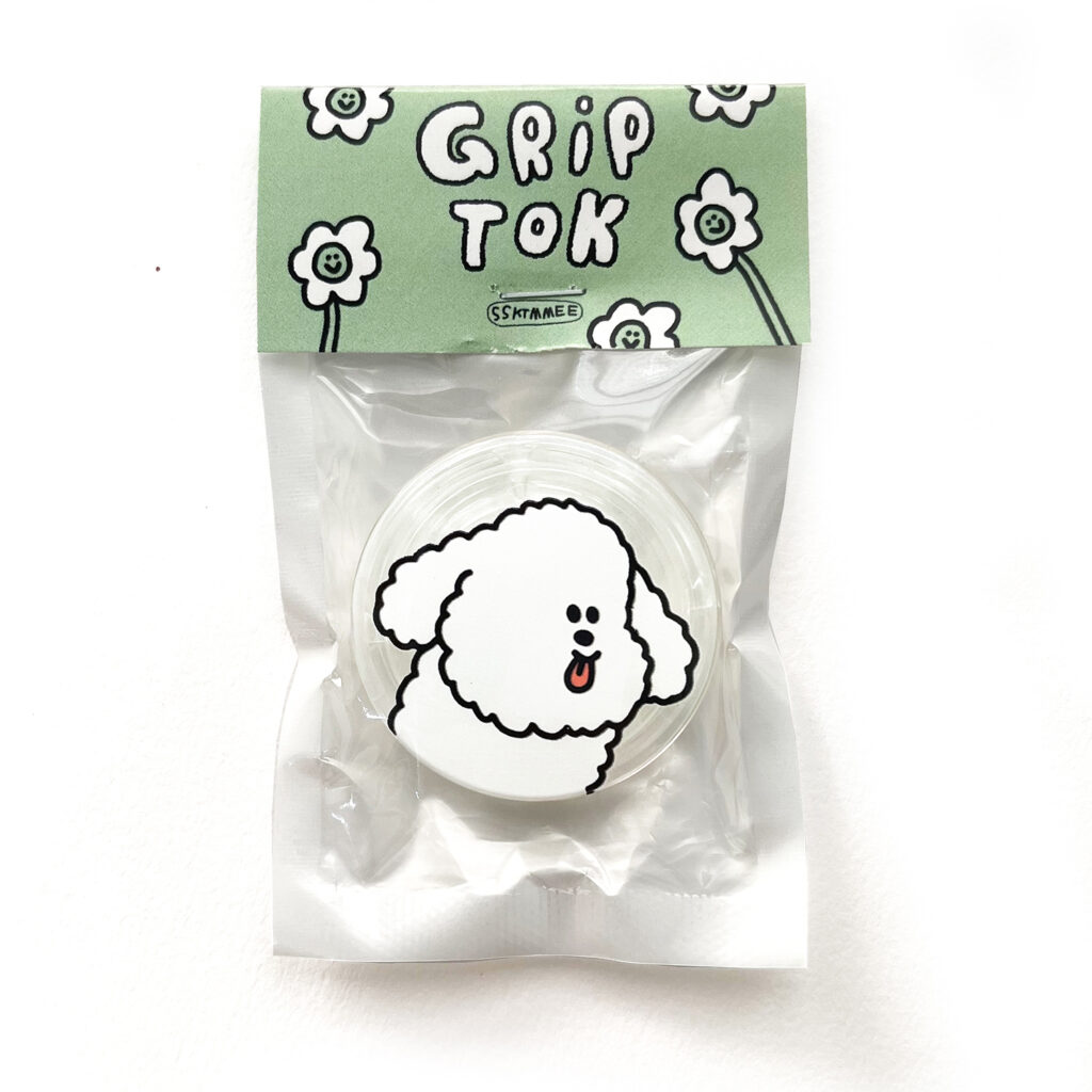griptok – white poodle (clear) – SSKTMMEE