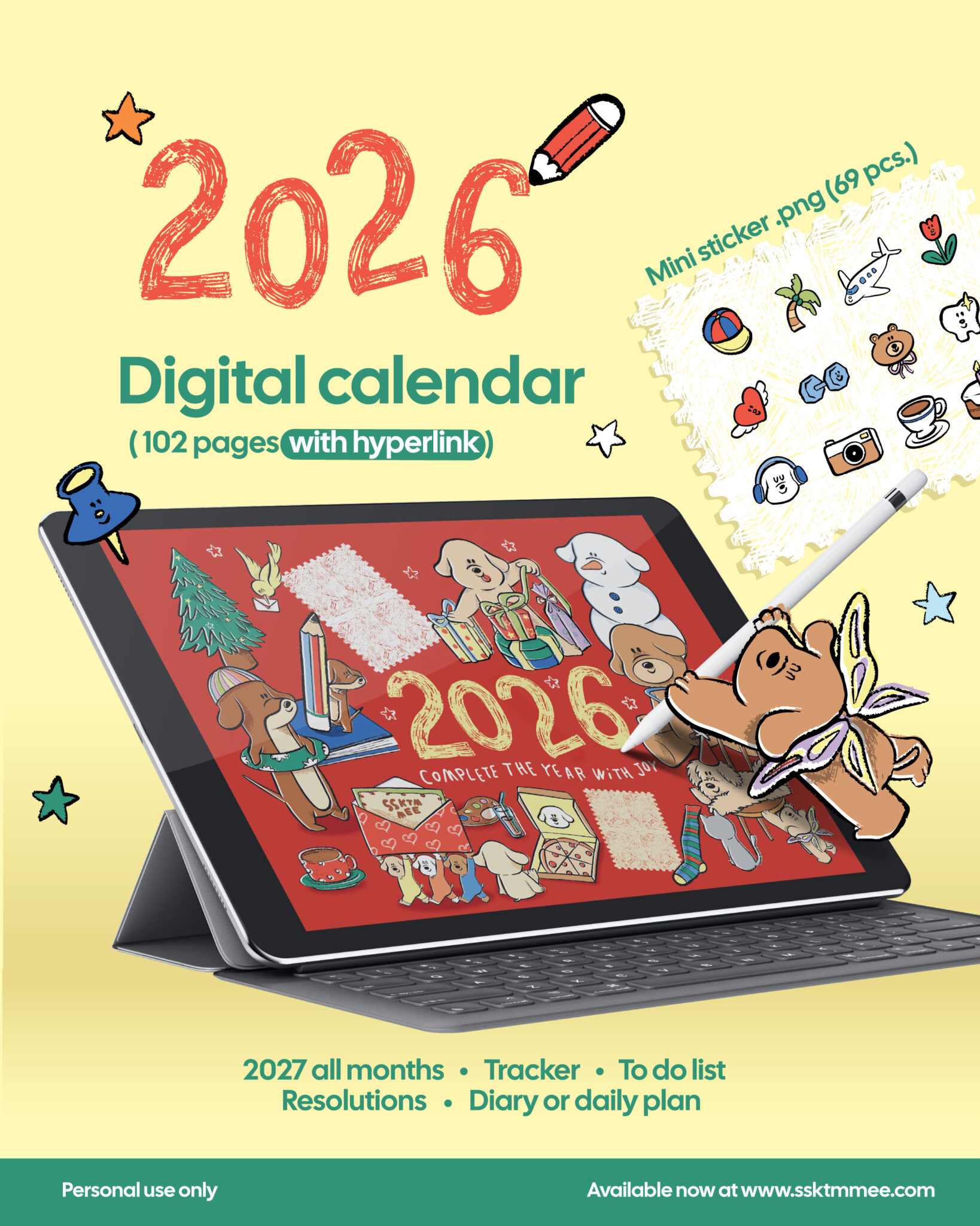 Digital – 2026 calendar (ส่งไฟล์ใน 24 ชม.) – SSKTMMEE